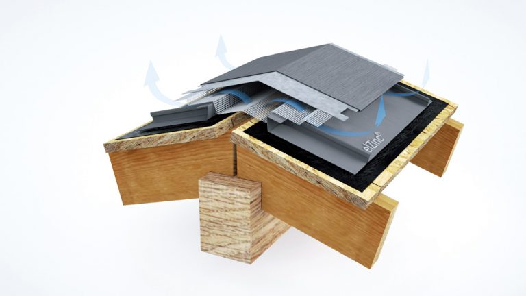 Flat Ventilated Zinc Ridge Detail | SIG Zinc & Copper